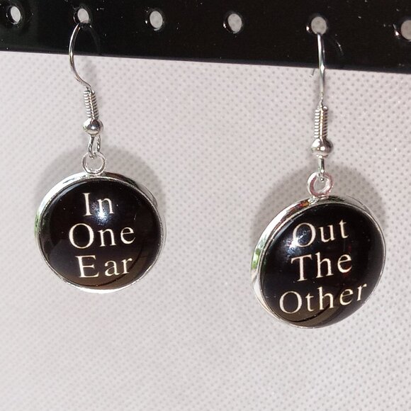 Moonbies Accessories | Jewelry | Funny Earrings In One Ear Out The ...